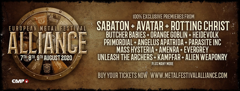EUROPEAN METAL FESTIVAL ALLIANCE 2020 | TICKETS, LINE UP & INFO