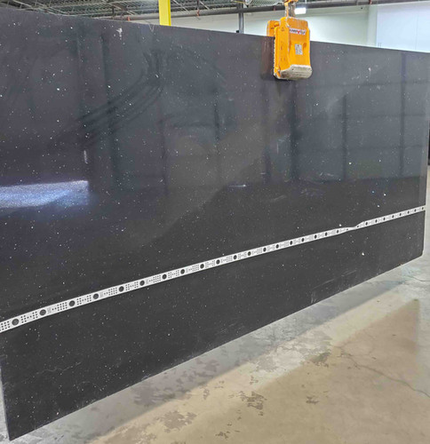 Sparkling Black Quartz | Stone Countertops | Stone Crafters Inc. Denver