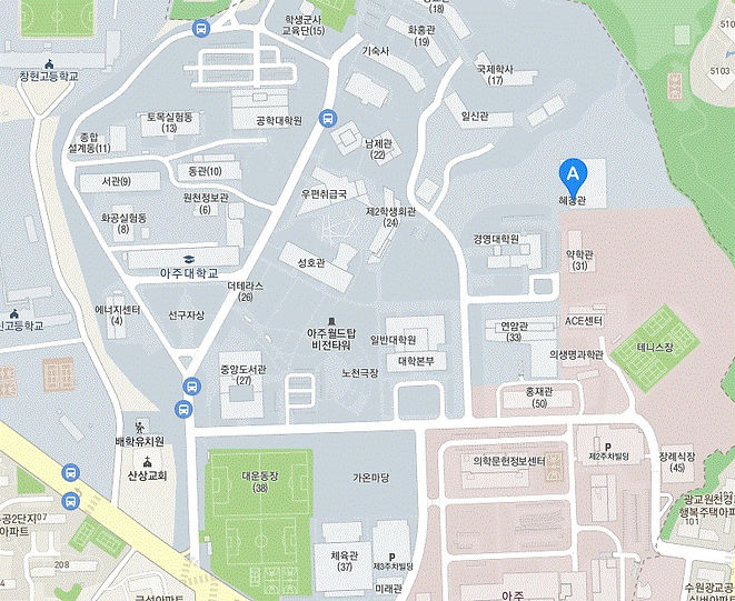 Map | 아주대학교 나노재료연구실 (Ajou University Nanomaterial Lab) | 대한민국