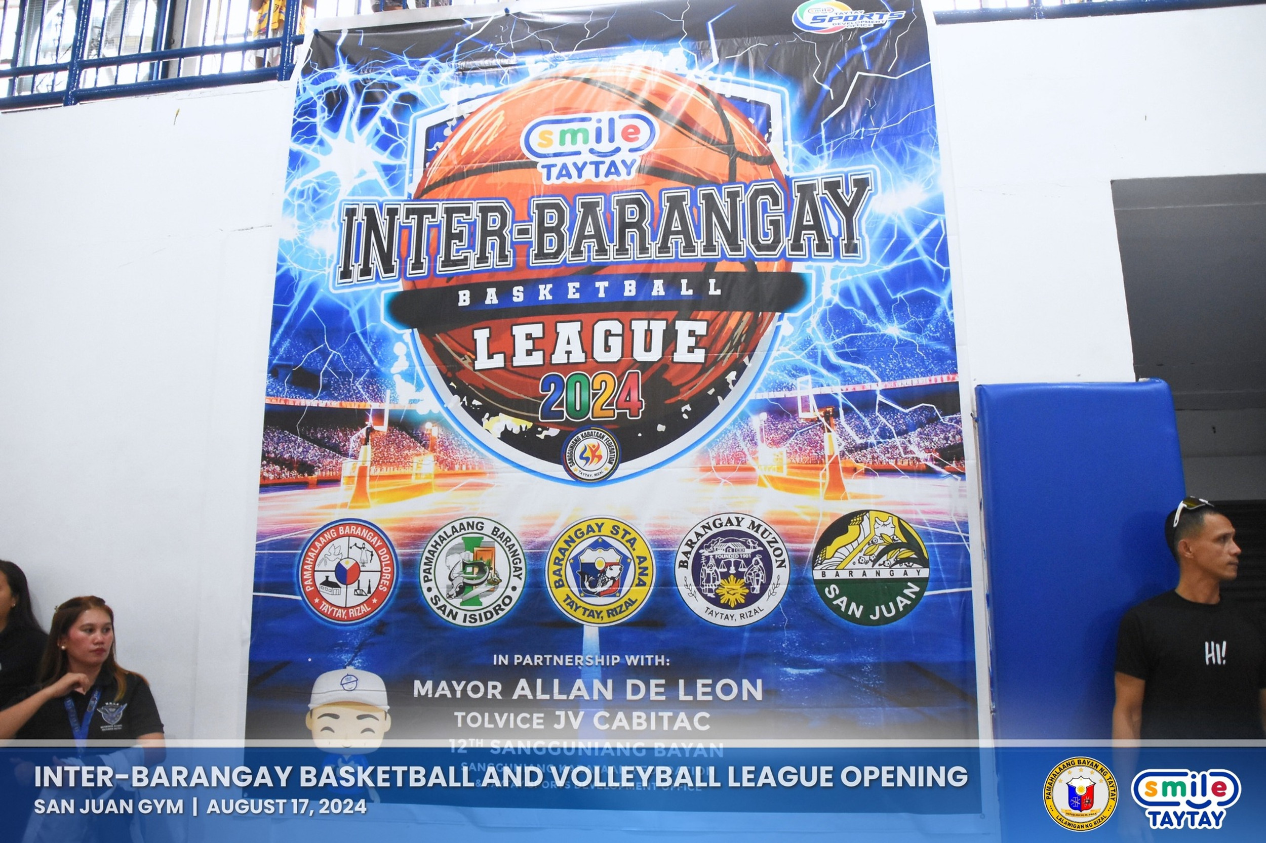 Inter-Barangay Basketball and Volleyball League 2024 Opening Ceremony