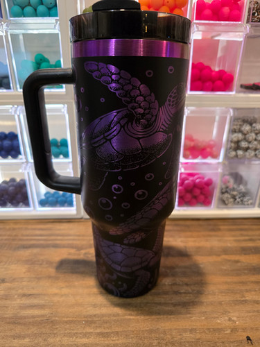 Black Chroma Turtles 40oz Tumbler | Moyer Lane Designs