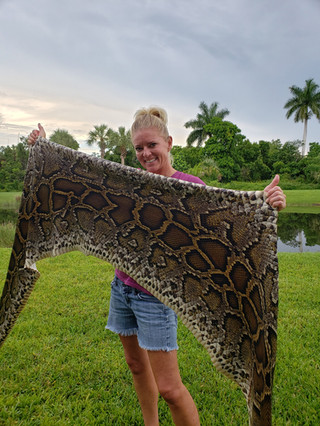 Gallery of Python Catches - Python Hunter | Python Huntress | Amy Siewe