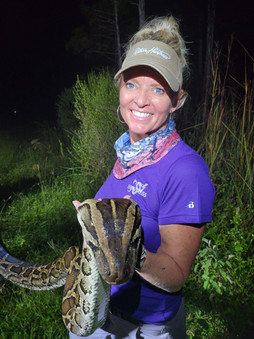 Gallery of Python Catches - Python Hunter | Python Huntress | Amy Siewe