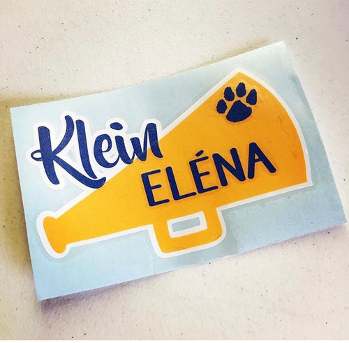 Klein cheer 3 color car decal | madspirit