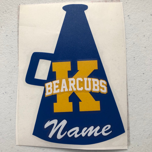 KLEB CHEER CAR DECAL | madspirit