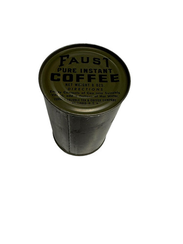 WW2 American Army Faust instant Coffee | Warcollectors
