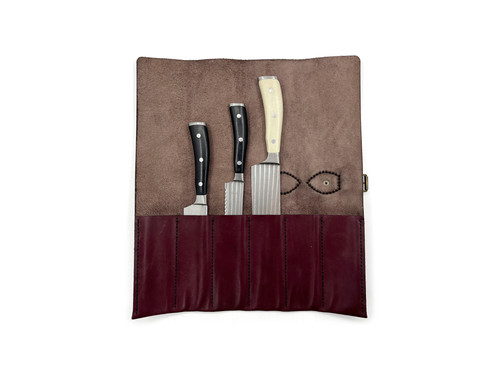 6 Blade Knife roll | LeatherworX