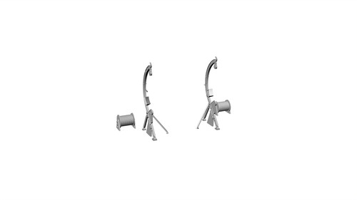 SET OF PIVOT DAVITS | SWORDFISHMODELS