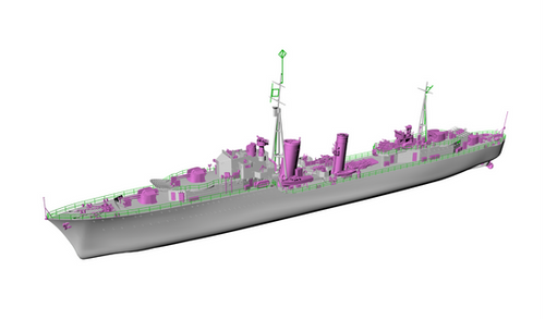 UPGRADE KIT FOR HMS COSSACK 1938 | SWORDFISHMODELS