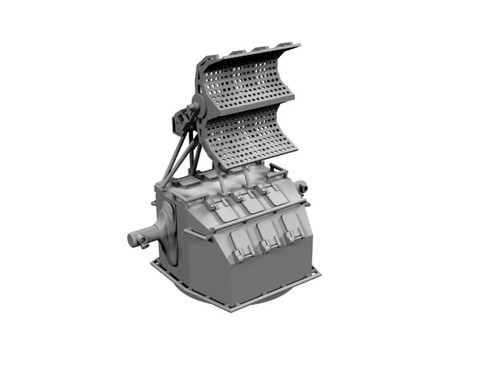 MK 37 GUN DIRECTOR EARLY WITH MK 4 RADAR | SWORDFISHMODELS