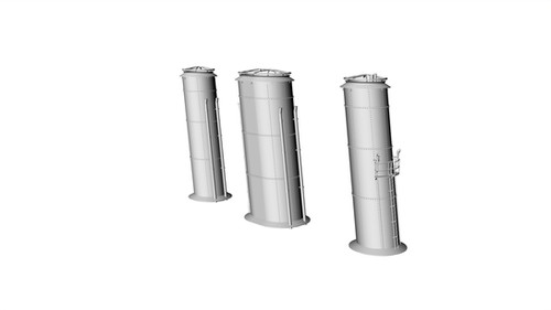 1/350 FUNNELS FOR COUNTY CLASS CRUISERS | SWORDFISHMODELS