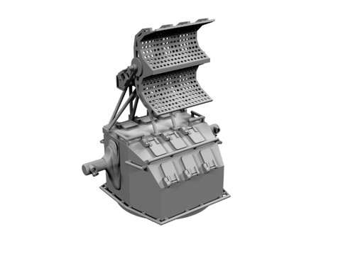 MK 37 GUN DIRECTOR EARLY WITH MK 4 RADAR | SWORDFISHMODELS