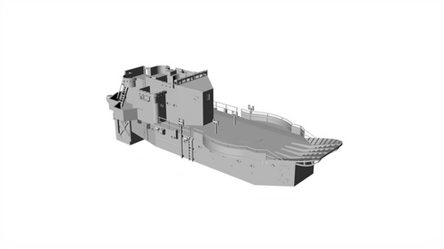 FORE DECKHOUSE AND BRIDGE HMS ESKIMO 1941 | SWORDFISHMODELS