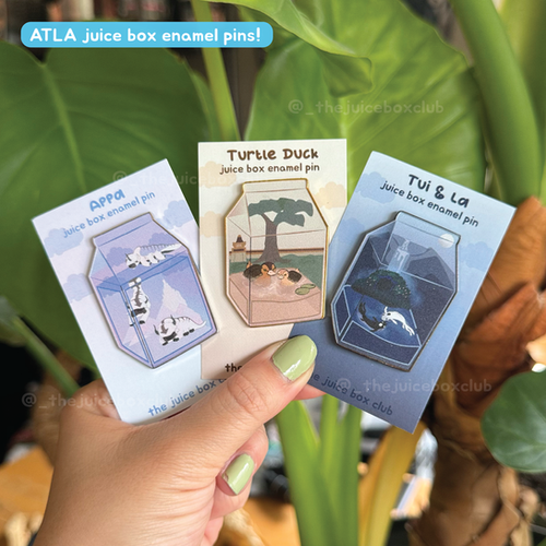 ATLA x the juice box club enamel pins | The Juice Box Club
