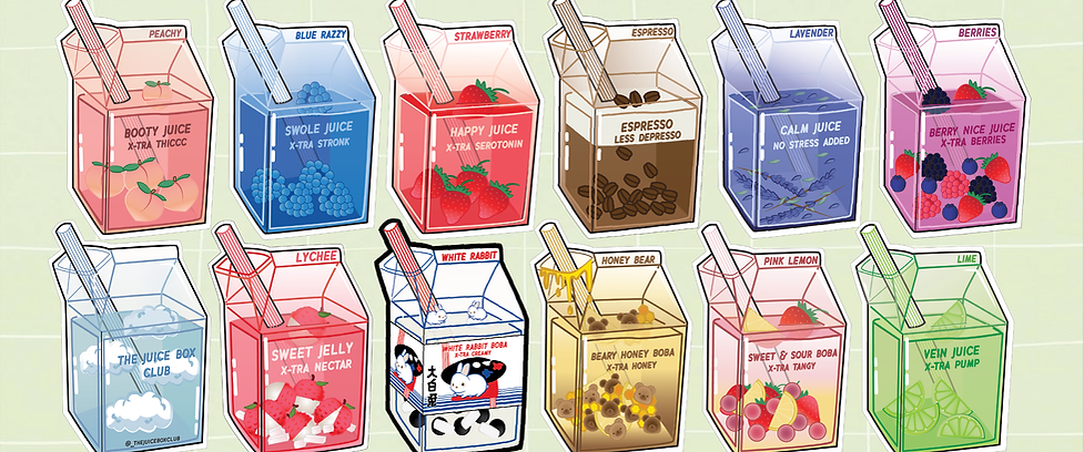 Sticker Shop | The Juice Box Club