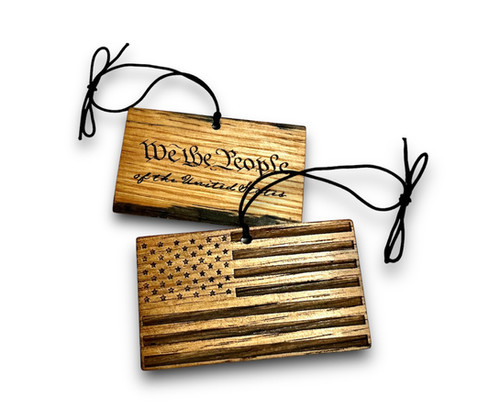 Barrel Flag Ornament | columbus-barrel-co