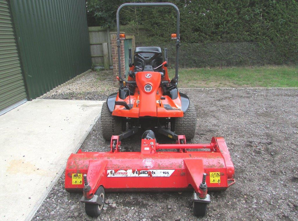 Kubota F3680 outfront flail mower for sale from Groundcare Trader