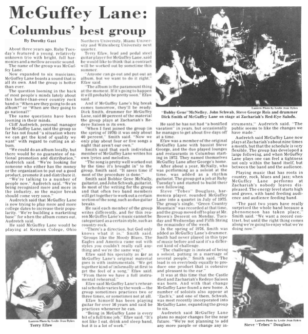 The Triumph, Tragedy and Longevity of McGuffey Lane