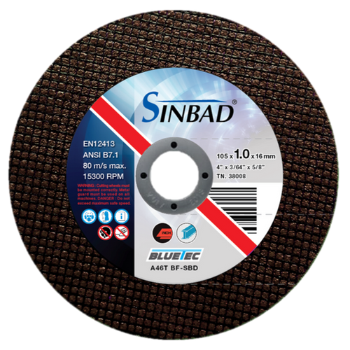 แผ่นตัด BLUE TECH ยี่ห้อ SINBAD | Tyrolit