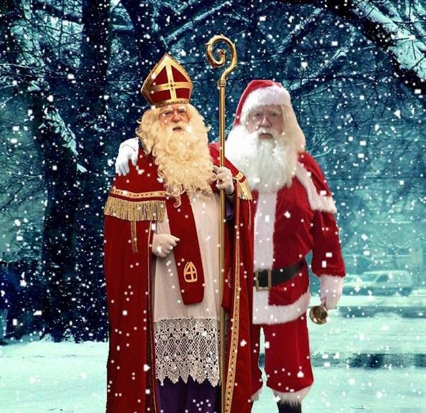 Sinterklaas vs De Kerstman (santa claus)