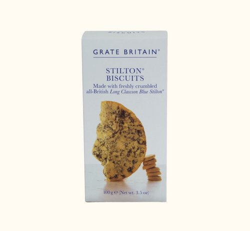 Grate Britain Stilton Cheese Biscuits | Bodnant Welsh Food
