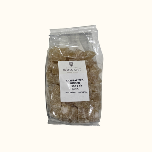 CRYSTALISED GINGER 500g | Bodnant Welsh Food
