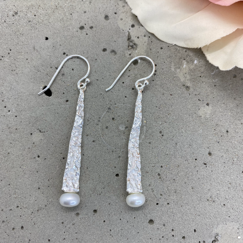 Mari Pearl Earrings | Oh la la Silver