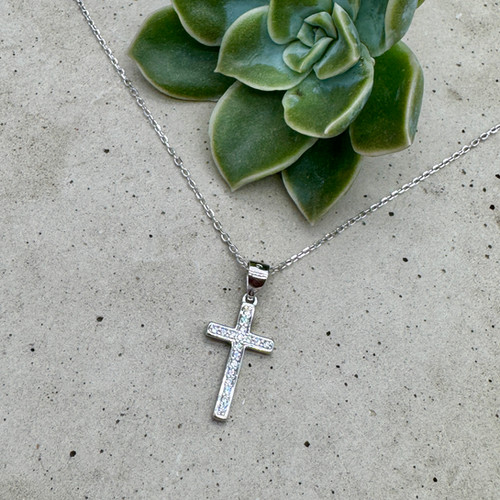Simon Cross Necklace | Oh la la Silver