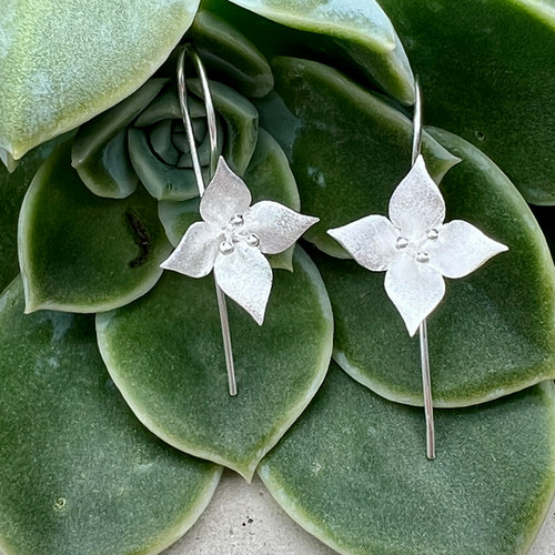 Delia Flower Earrings | Oh la la Silver