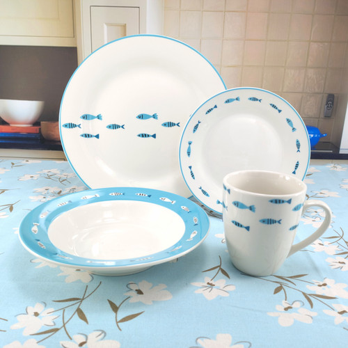 Blue fish Dinner set | RETALWARE