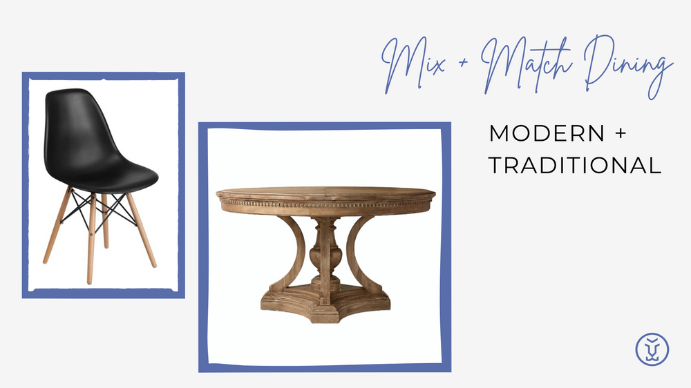 How to Mix + Match Your Table and Chairs