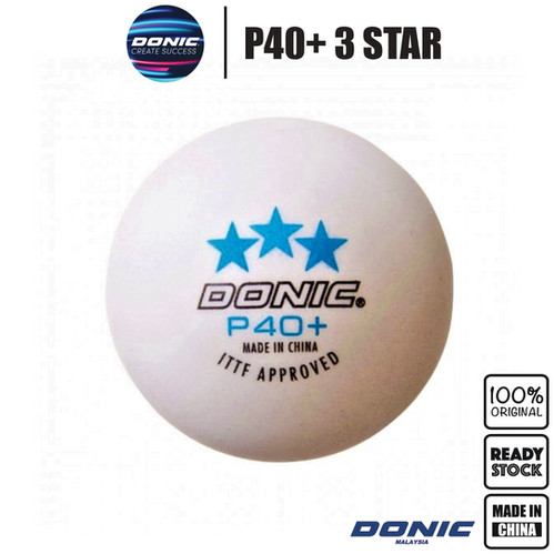 P40+ 3 Star Ball (3 Balls Pack) | PJ Union TTC