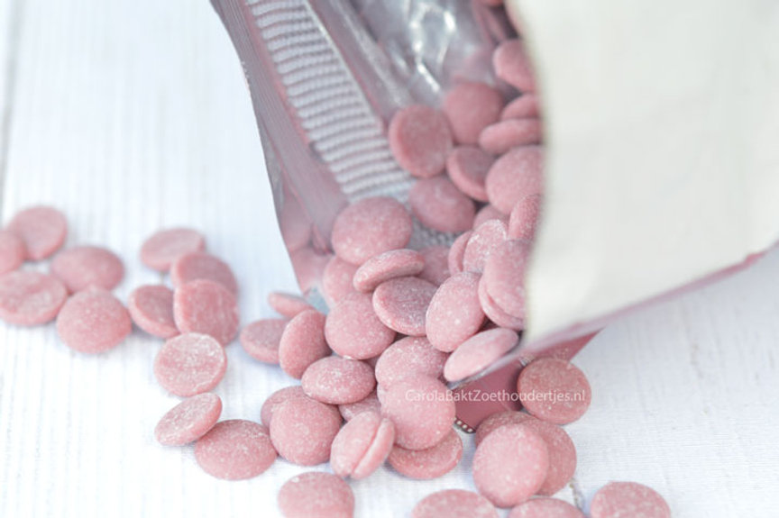 Roze Ruby chocolade nieuw van Callebaut