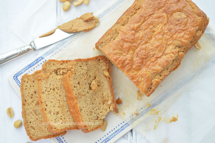 Koolhydraatarm pindakaas brood