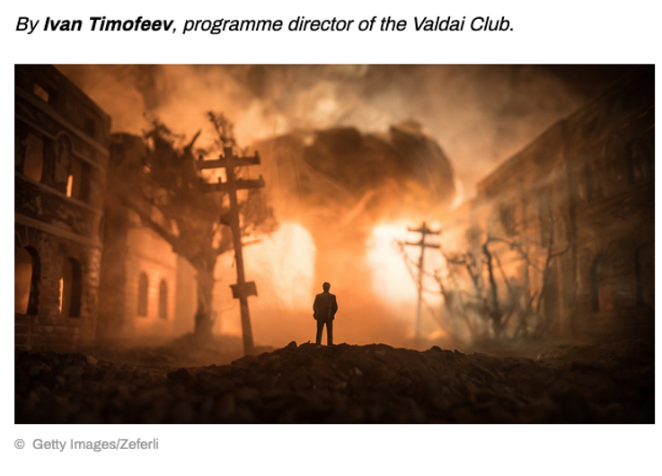 Ivan Timofeev: We’re close to the war nobody wants but everyone’s preparing for