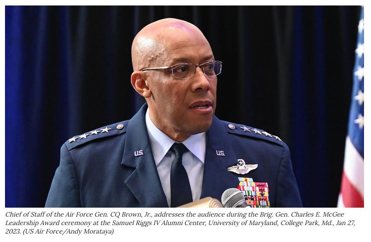 Trump fires CQ Brown, nominates retired Air Force 3-star as replacement