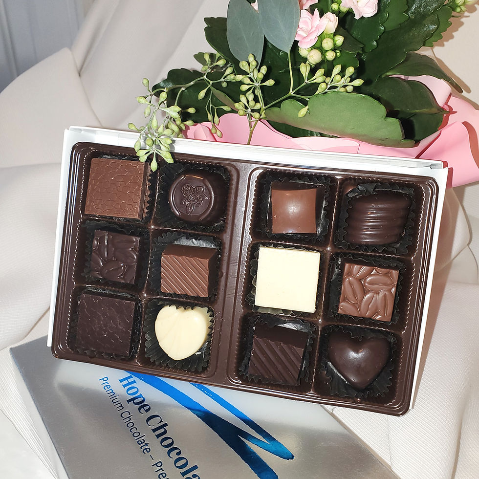 Ganache Assorted 12 pieces | Hope Chocolates