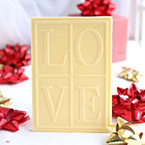 LOVE Bar White Chocolate (1) (11 oz) | Hope Chocolates