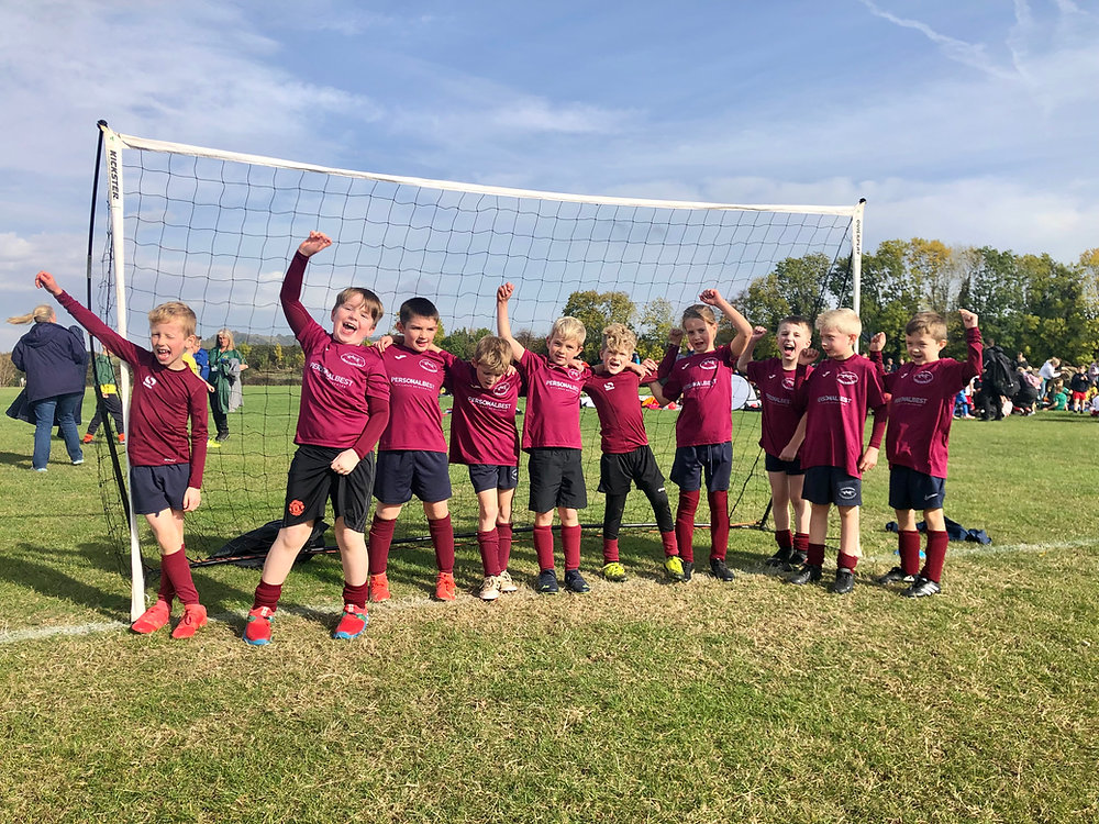Silver medal winners in the Small Schools Football Festival