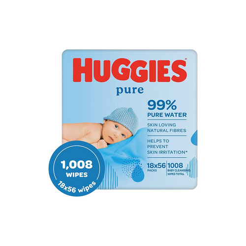 Huggies Pure, Baby Wipes, 18 Packs | Luxura Commerce