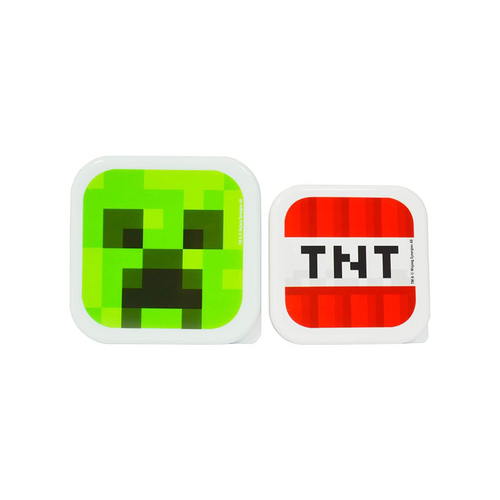 Minecraft Creeper and TNT 2-Piece Snack Box | Luxura Commerce