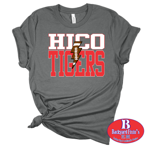Youth Hico Tiger Football Bolt | Backyard Fixin's