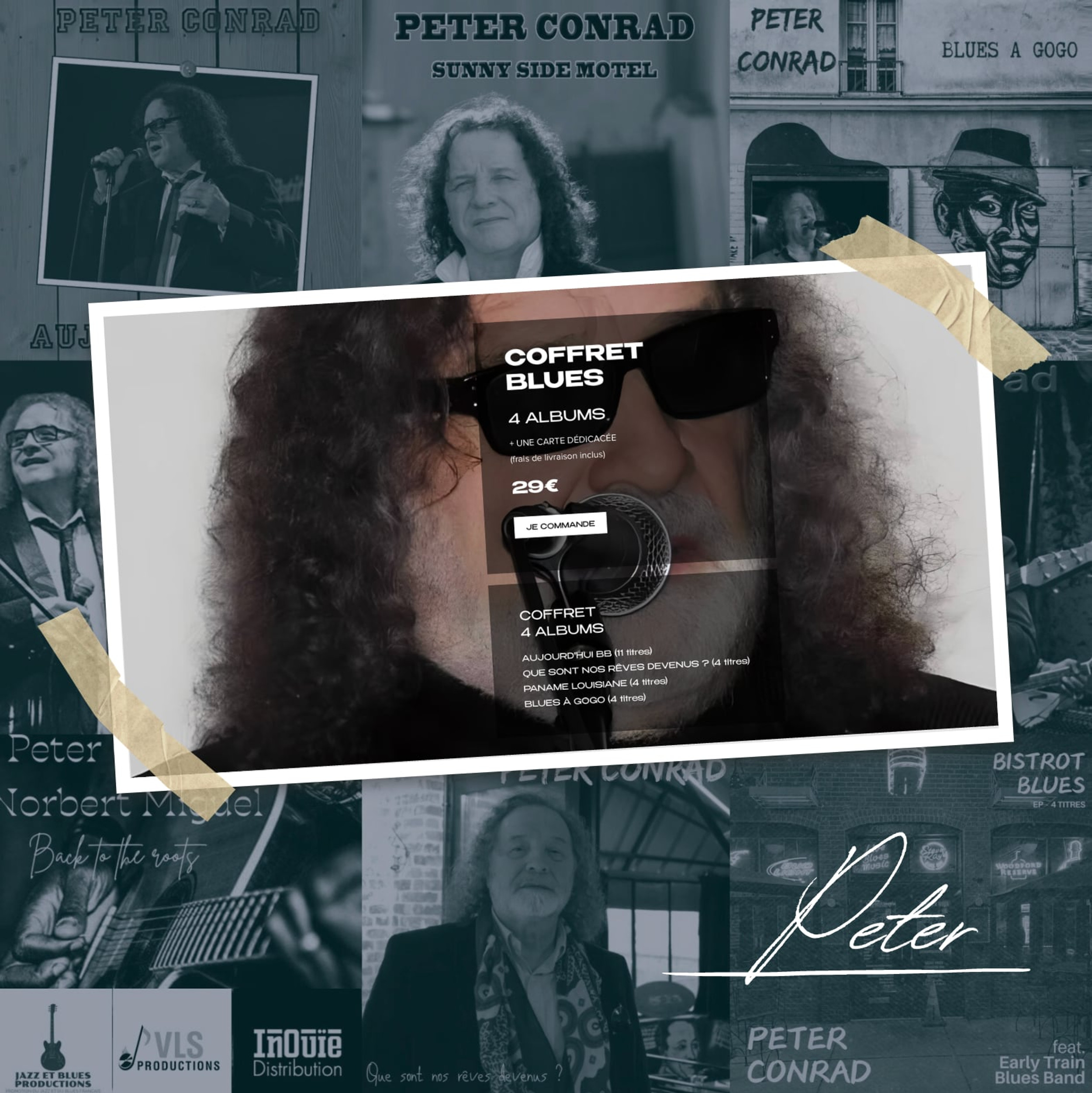 COFFRET 4 albums 29€ | Peter Conrad