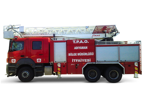 Fire Fighting Vehicle With 28m Hydraulic Ladder | EMSDIA
