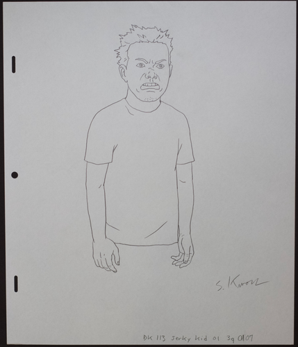 METALOCALYPSE Production Drawing - Jerky Kid 01 | Keyframe Gallery