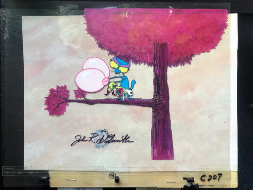 THE DIRDY BIRDY Animation Production Cel W Color Xerox BG - C207 ...