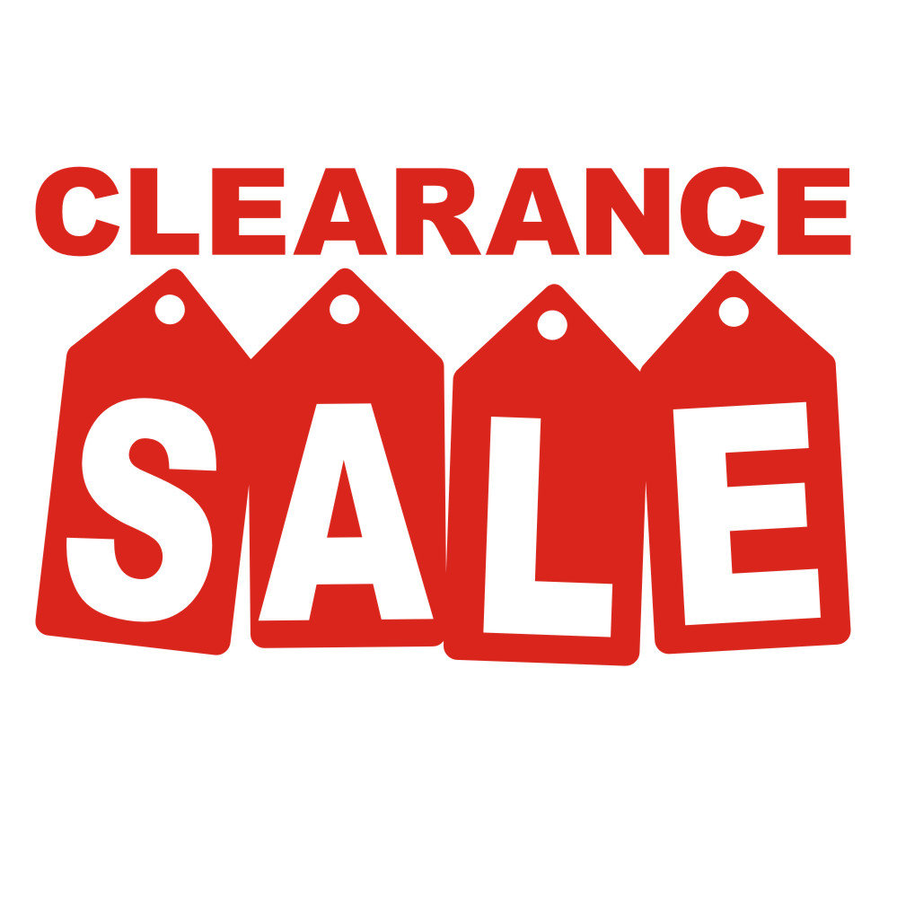 Clearance sales