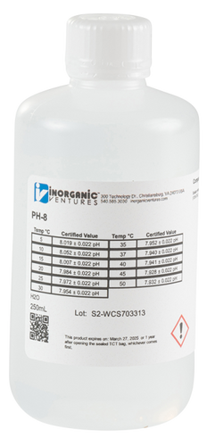 pH 8 Calibration Standard, pH Buffer Solution | Labware E-shop