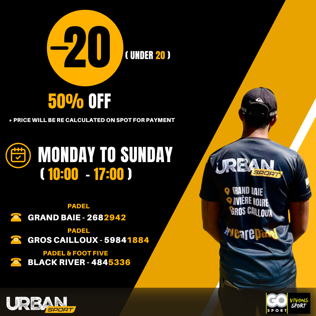 Padel Prices Special -20 | Urban Sport