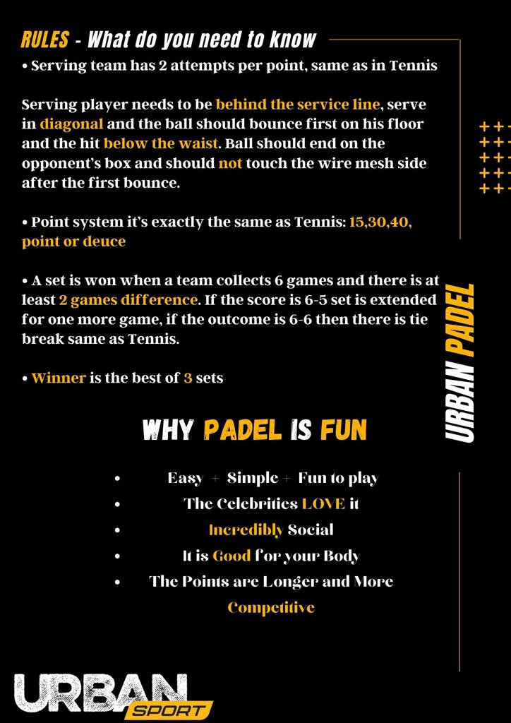 Padel Rules | Urban Sport